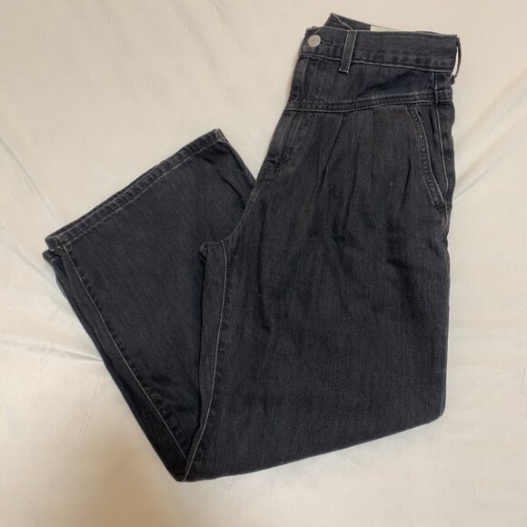 Levi's | Jeans | Size 26 Levis Black High Waisted Pleated Boho Jeans ...